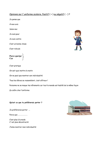Mon école | Teaching Resources