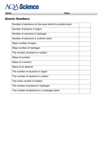 Isotopes, Moles, Reacting Mass Calculations | Teaching Resources