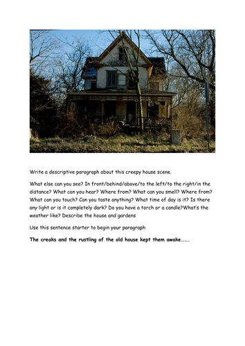 Descriptive writing | Teaching Resources