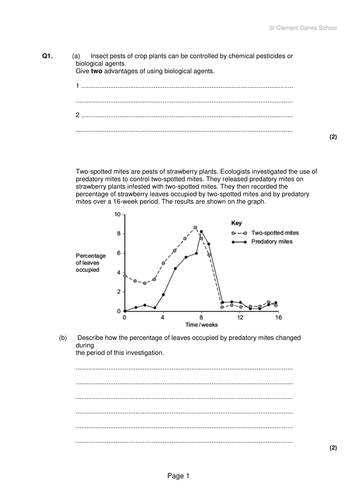 AQA Energy and Ecosystems Revision for A2 Biology | Teaching Resources