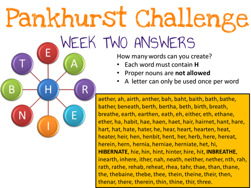 Form Time Challenges | Teaching Resources