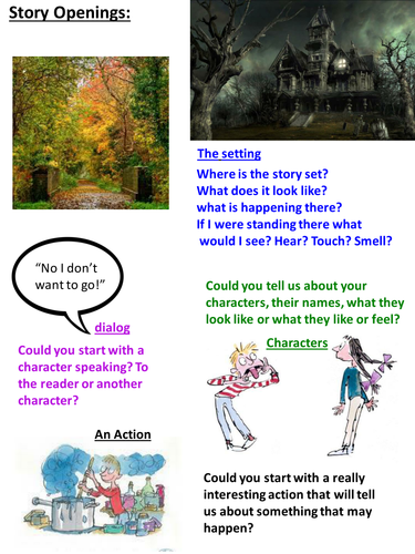 Story Opening ppt and activities | Teaching Resources