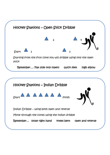 Hockey Task Card | Teaching Resources