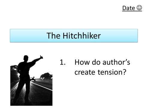 The Hitchhiker by Anthony Horowitz | Teaching Resources