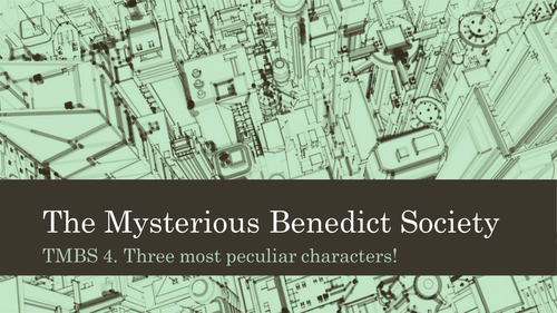 MYSTERIOUS BENEDICT SOCIETY pack 1 | Teaching Resources