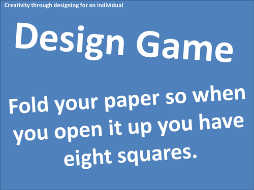 Design games | Teaching Resources