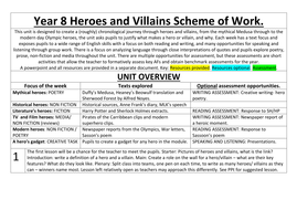Heroes and Villains : Scheme of Work | Teaching Resources