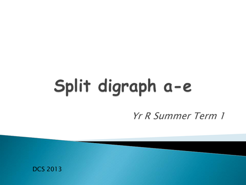Split digraphs: phonic powerpoints | Teaching Resources