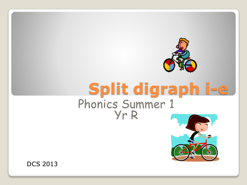 Split digraphs: phonic powerpoints | Teaching Resources