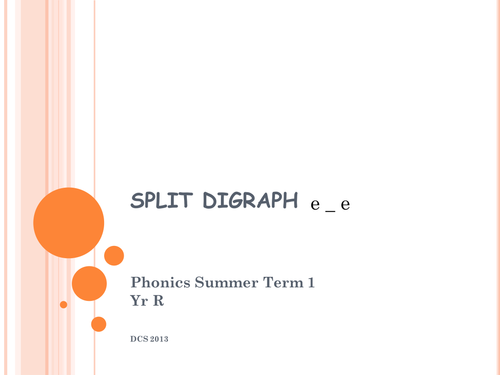 Split digraphs: phonic powerpoints | Teaching Resources