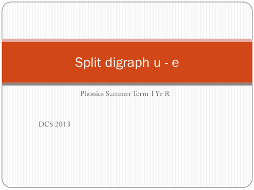 Split digraphs: phonic powerpoints | Teaching Resources