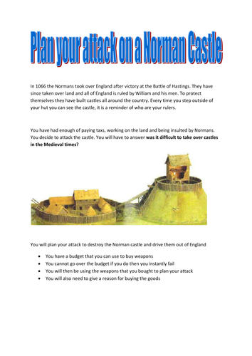 Castle attack | Teaching Resources