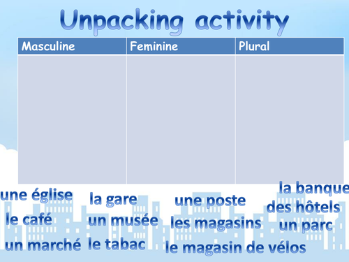 Expo 1 Module 4 - On va en ville - Units 1-5 | Teaching Resources