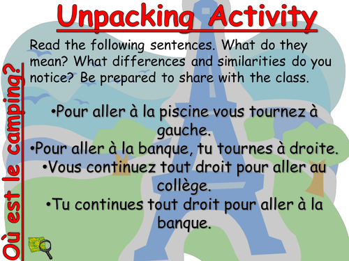 Expo 1 Module 4 - On va en ville - Units 1-5 | Teaching Resources