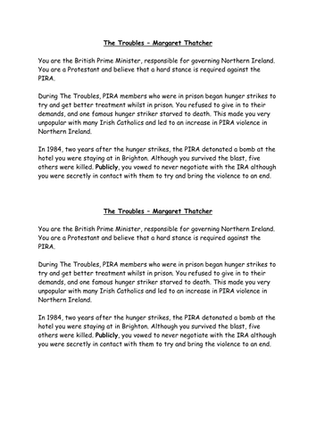 The Troubles: Northern Ireland | Teaching Resources
