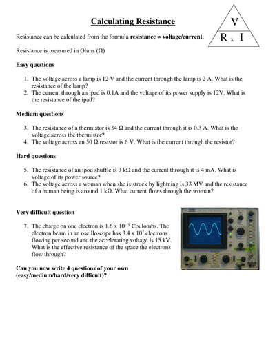 Ohm's Law | Teaching Resources