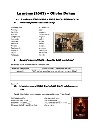 La vie en rose | Teaching Resources