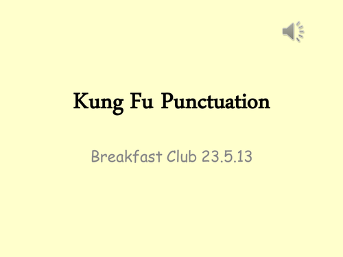 Kung Fu Punctuation | Teaching Resources