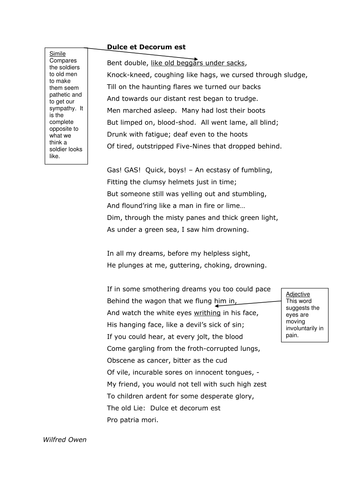 Poetry of War - SOW | Teaching Resources