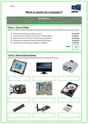 How Computers Work Lesson 2 | Teaching Resources