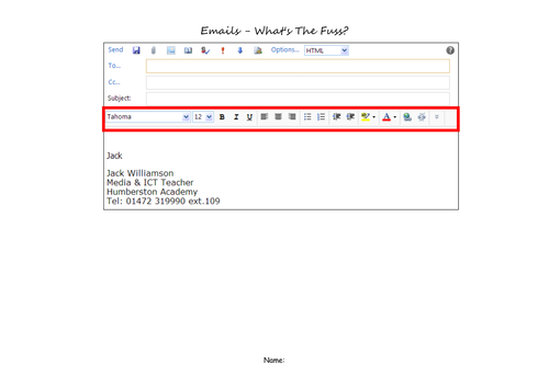 ICT & Comms | Teaching Resources