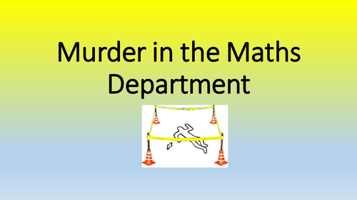Math Murder Mystery - A Code Breaking Challenge | Teaching Resources