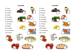 Spanish shopping and food | Teaching Resources