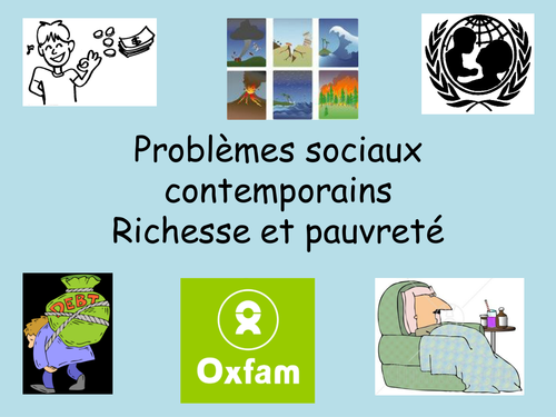 French - Wealth and poverty - revision | Teaching Resources