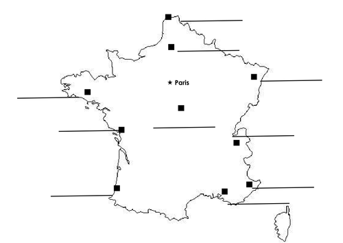 French Map Activity - Où habites-tu? | Teaching Resources