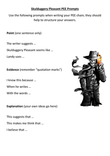 Skulduggery Pleasant: PEE Chains | Teaching Resources