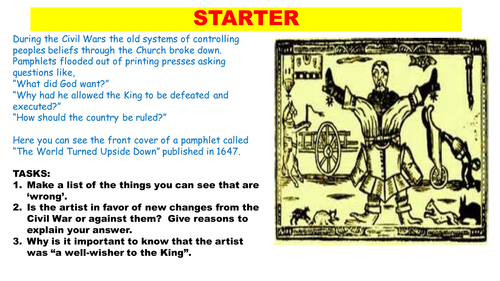 Civil War to Glorious Revolution | Teaching Resources