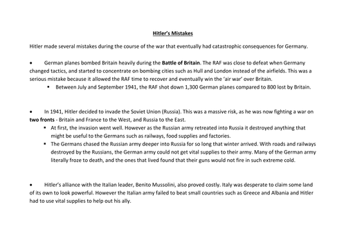 Defeat of Germany | Teaching Resources