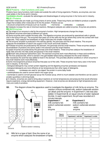 AQA GCSE Biology Unit 2 Revision part 2 | Teaching Resources AQA GCSE Biology Unit 2 Revision part 2 | Teaching Resources