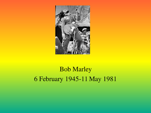 Rastafarian & Bob Marley | Teaching Resources