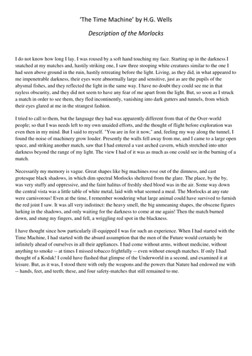 Year 7 Journey Through Time Sci-Fi literature SOW | Teaching Resources