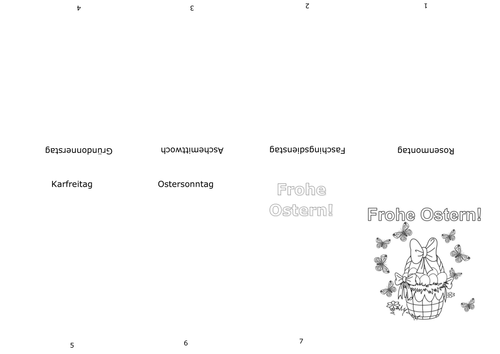 German Easter Booklet | Teaching Resources