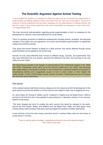 Animals in Research Debate, science, ethics | Teaching Resources