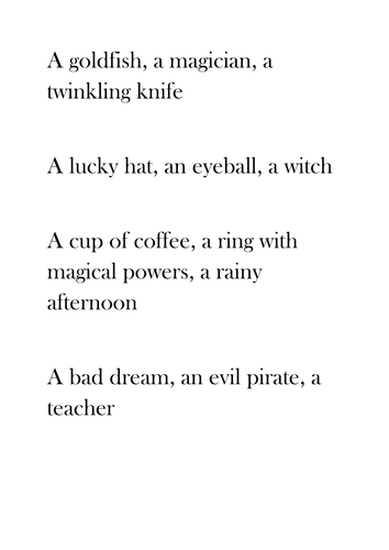 Creative Writing Starter Activities | Teaching Resources