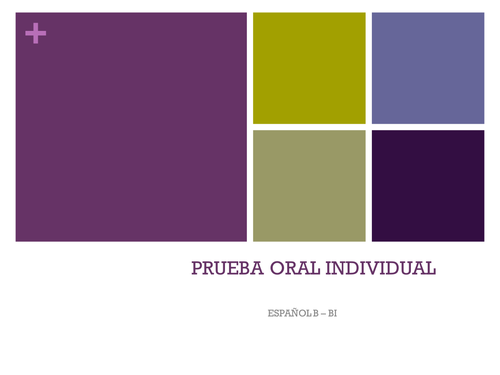 Individual Spanish Oral IB - information | Teaching Resources