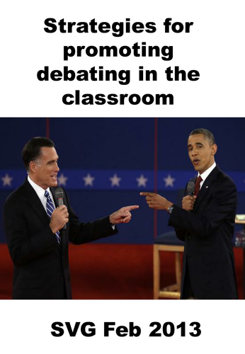 Debating strategies for the classroom | Teaching Resources