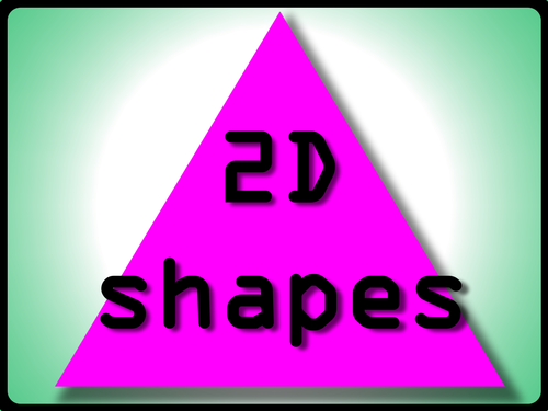 2D Shapes, 3D Shapes: animated slide shows | Teaching Resources