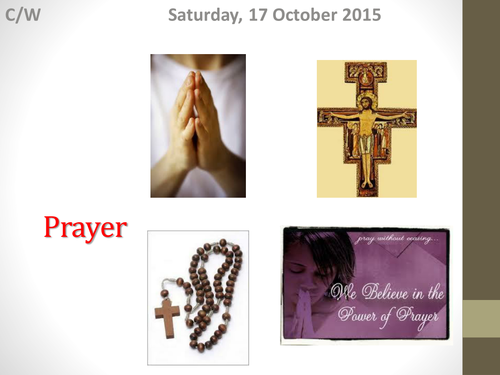 Christian Prayer | Teaching Resources