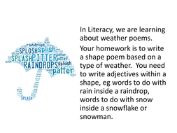 Weather poems | Teaching Resources