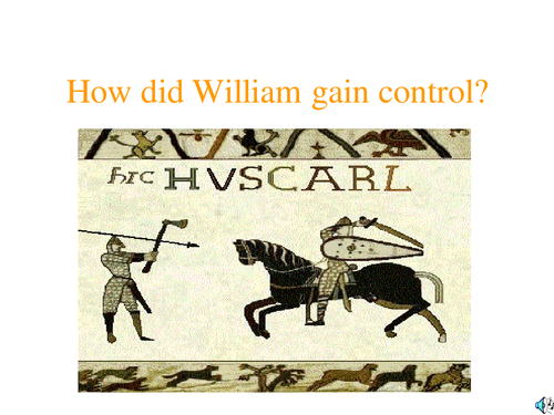 William control? | Teaching Resources