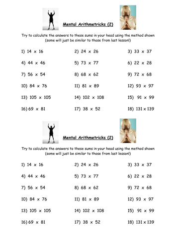 Mental Arithmetricks | Teaching Resources