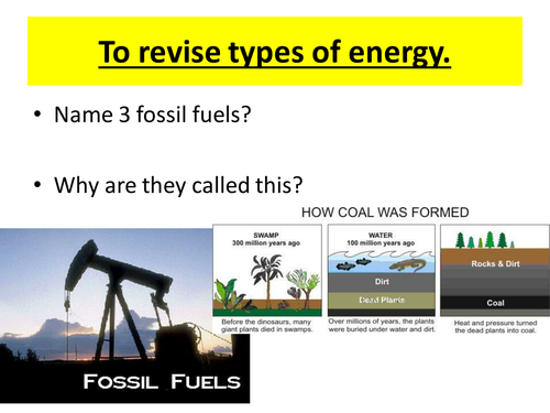 Renewables and non renewables revision | Teaching Resources