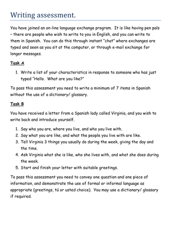 KS3 Assessments | Teaching Resources