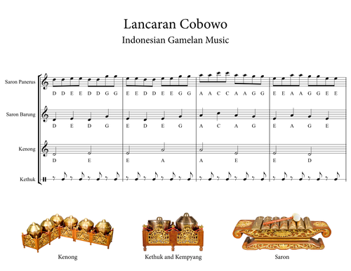 Gamelan lesson | Teaching Resources