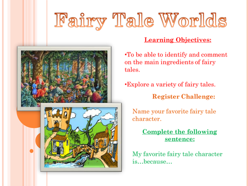 Fairy Tale Worlds | Teaching Resources