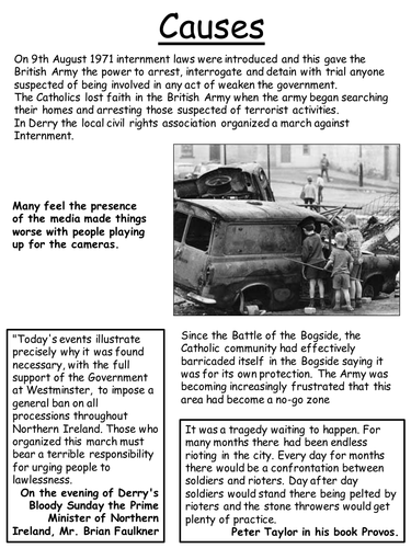 Bloody Sunday | Teaching Resources